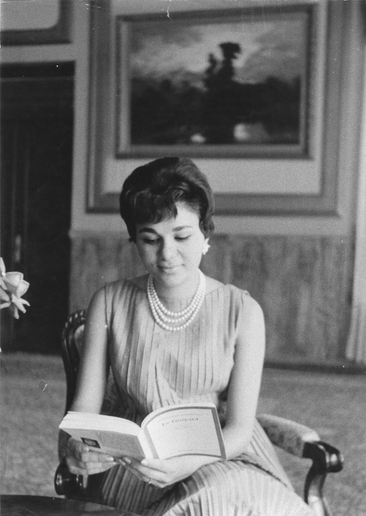 Her Imperial Majesty Queen Farah Pahlavi of Iran.