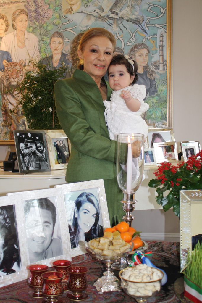 Princess Iryana Leila Pahlavi - Queen Farah Pahlavi